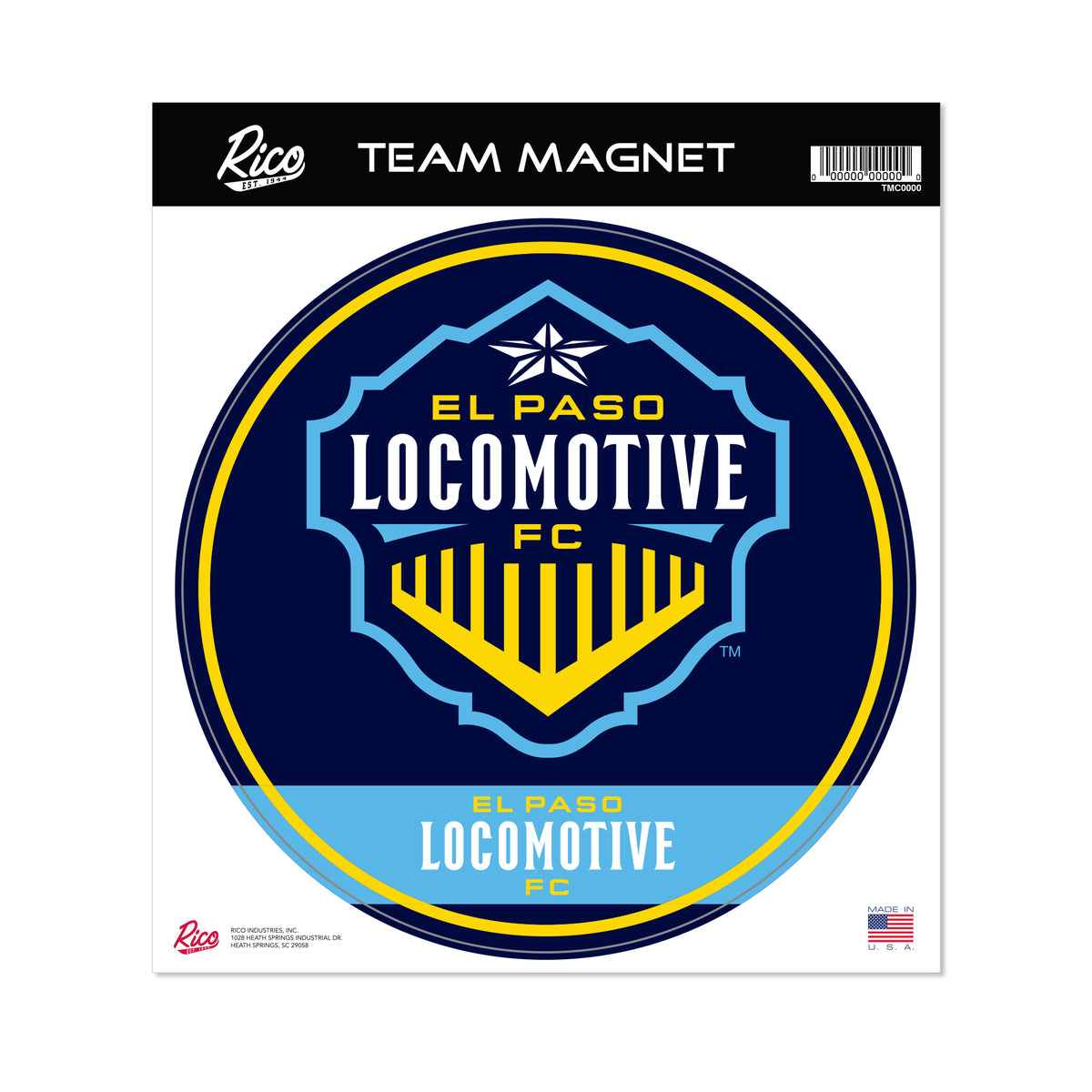 LOCO 8" TEAM MAGNET – El Paso Locomotive FC Team Shop